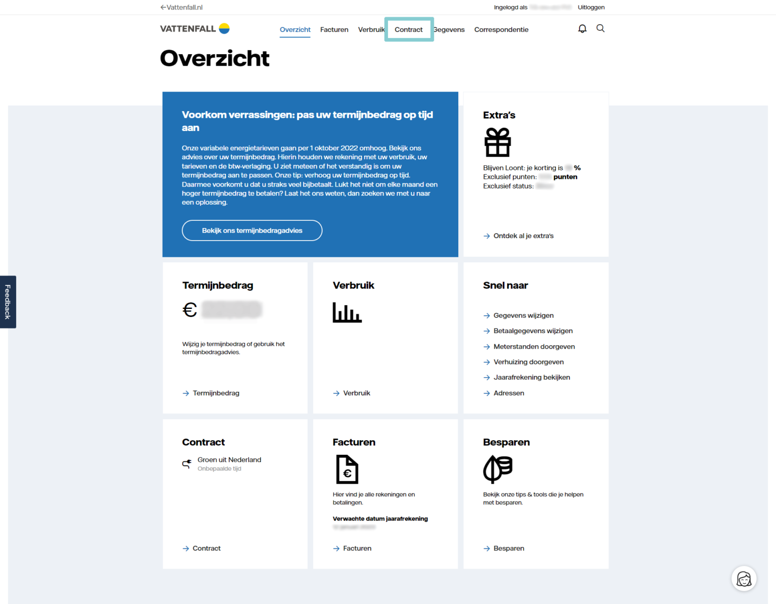 Zoek je tarieven op: Vattenfall - SlimWonen App